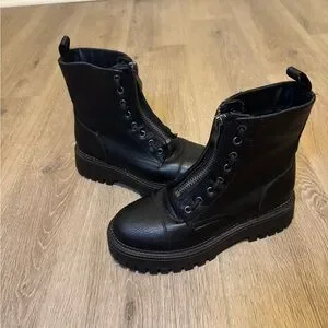 Sincerly Jules | Shoes | Sincerely Jules Black Combat Boots | Poshmark